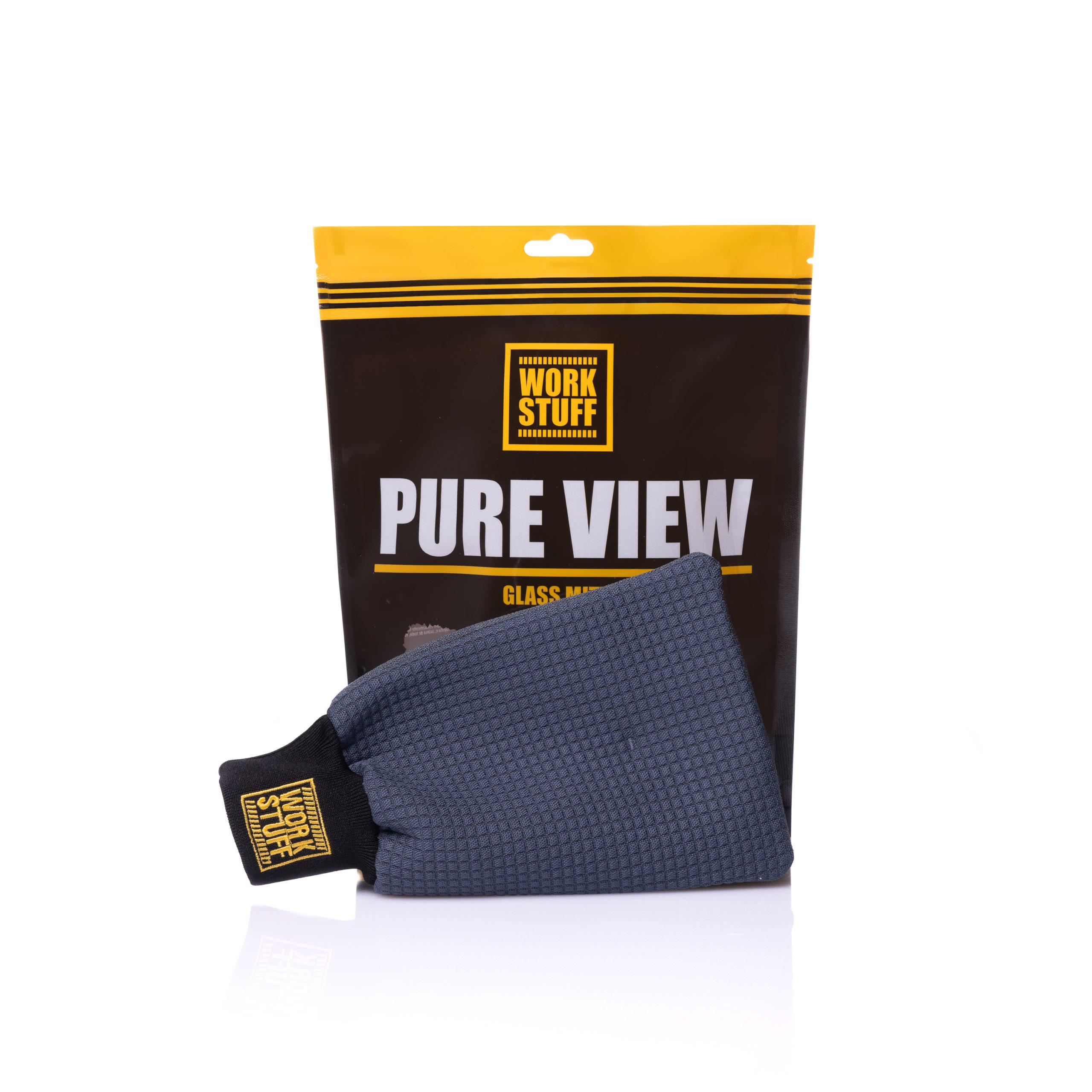 PURE VIEW Glass Mitt – Dual-Sided Glass Cleaning Mitt | WORK STUFF